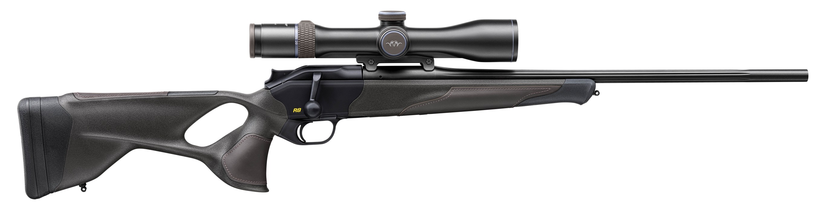 Blaser R8 Ultimate Leather – Kulgevär med läderdetaljer